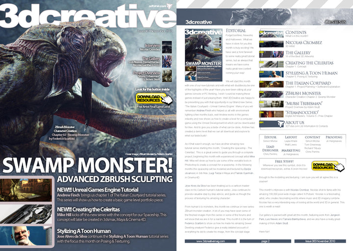 3DCreative eMagazine – 3dtotal shop